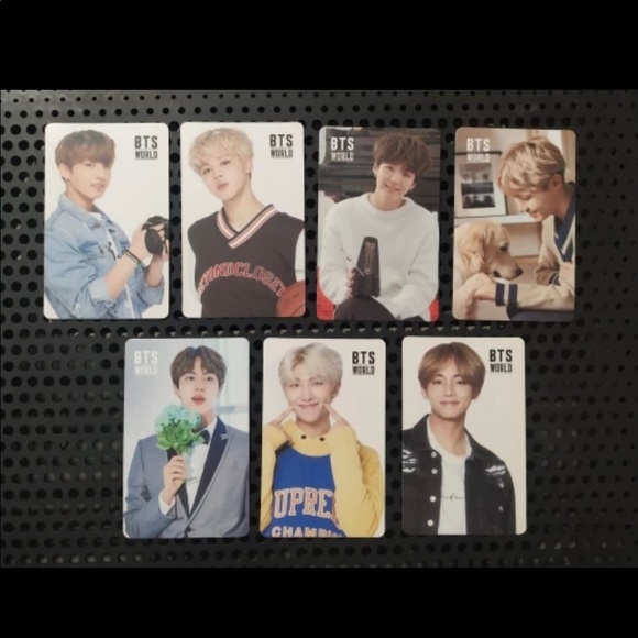bts | Other | Bts World Photo Cards | Poshmark